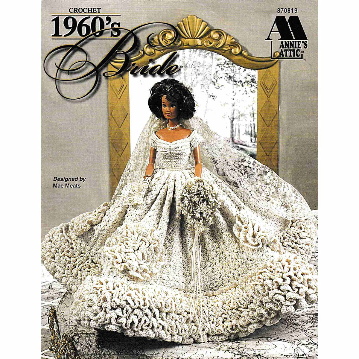 1960's Bride Thread Crochet Doll Dress Pattern – Cardinal House Stitches