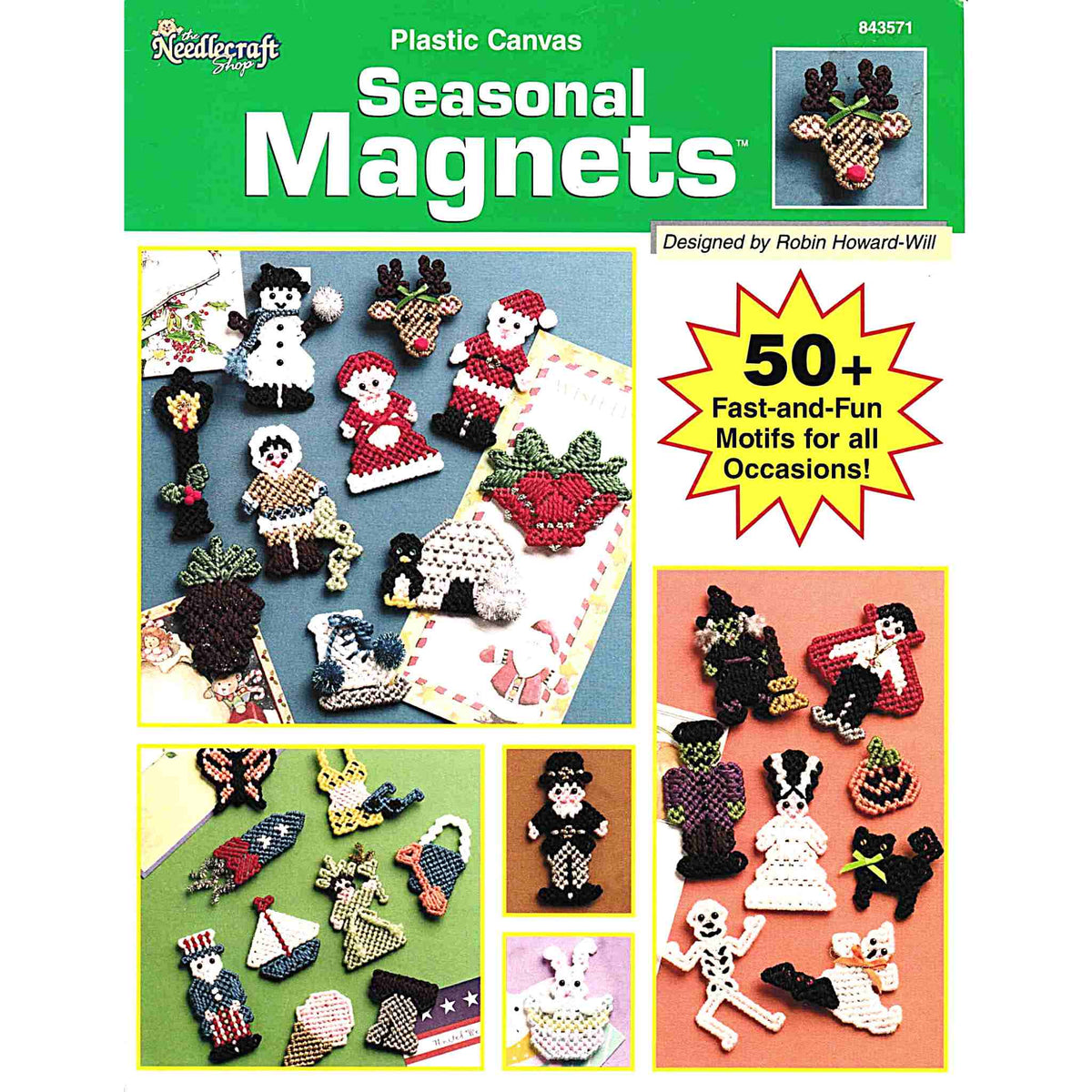 Seasonal Magnets Plastic Canvas Pattern Vintage Booklet – Cardinal ...