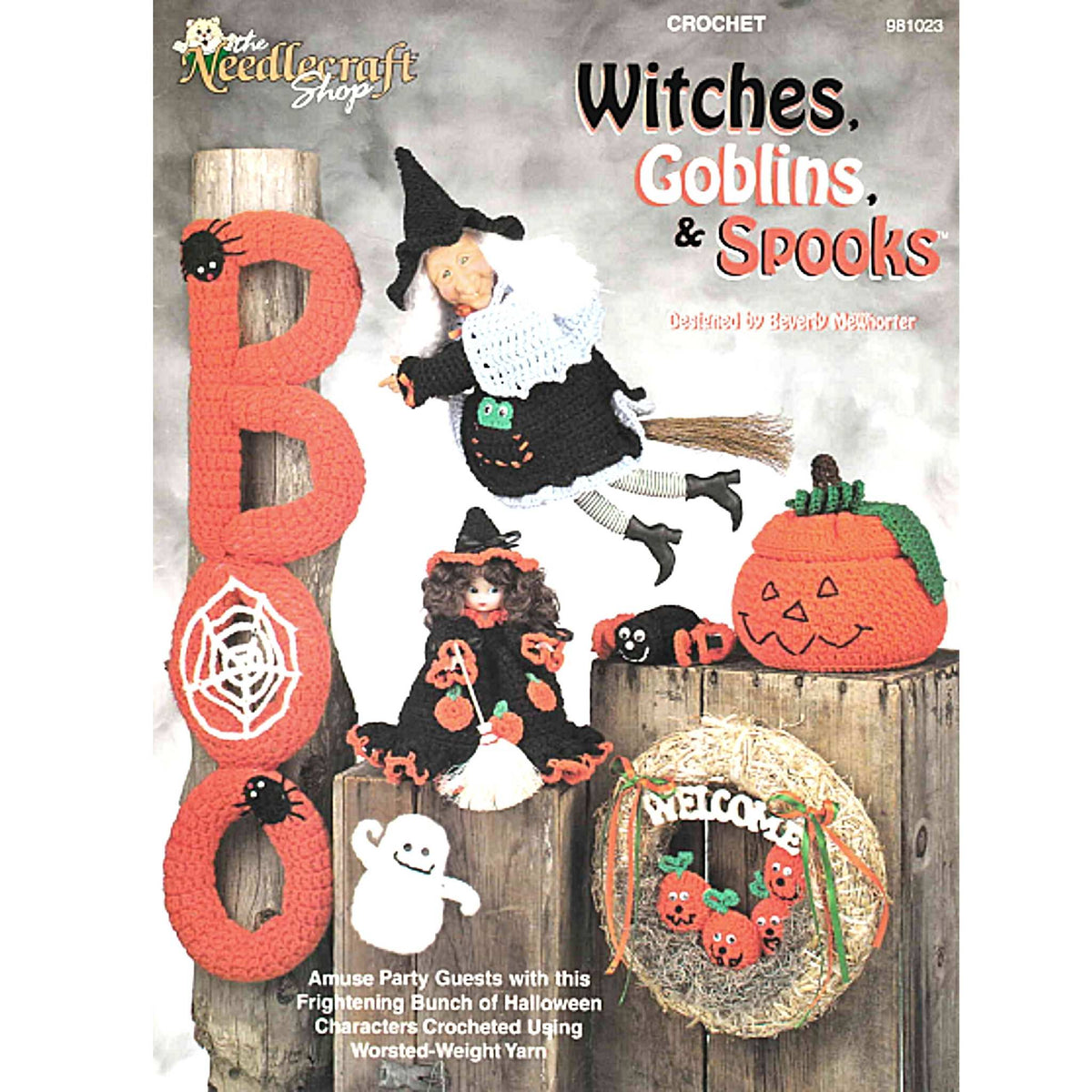 Witches, Goblins, & Spooks Halloween Crochet Needlecraft Pattern ...